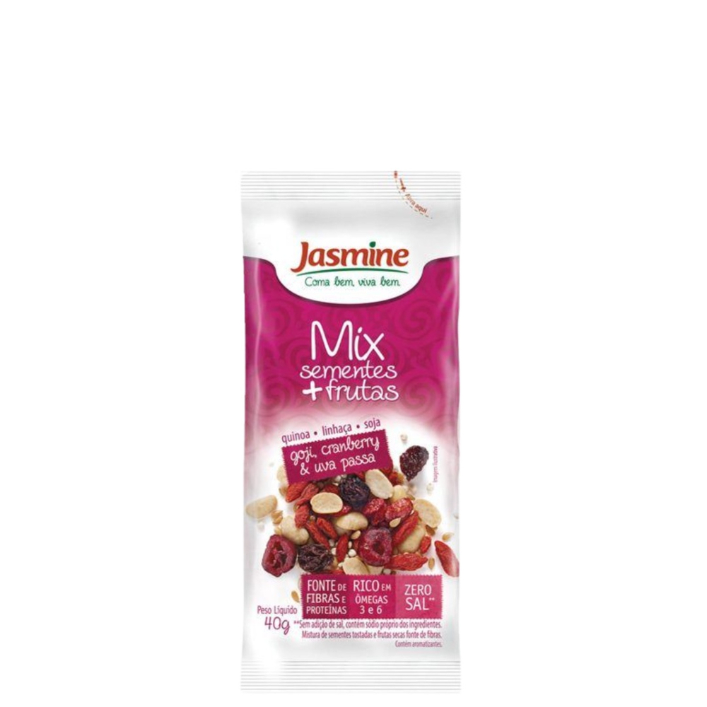 Mix Sementes Frutas Jasmine 40g Submarino