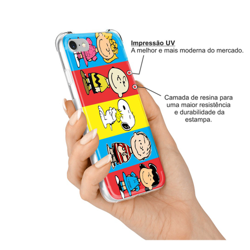 Capinha Capa para celular Samsung Galaxy A01 A01 Core A02 A02S A03 A03S Snoopy Gang SNP3V em ...