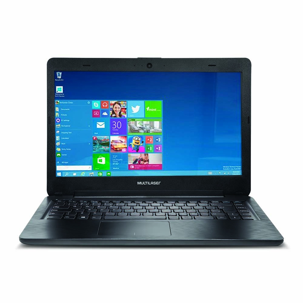 Notebook Legacy Intel Dual Core Windows 10 4Gb Tela Hd 14 Pol, Preto Multilaser - PC201 em ...