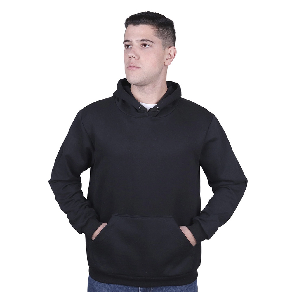 Moletom Com Bolso Blusa De Frio Fechado Flanelado Moletom Com Capuz