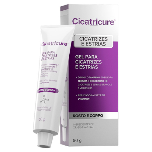 Cicatricure Gel para Cicatrizes e Estrias 60g 7898949409762 | Submarino