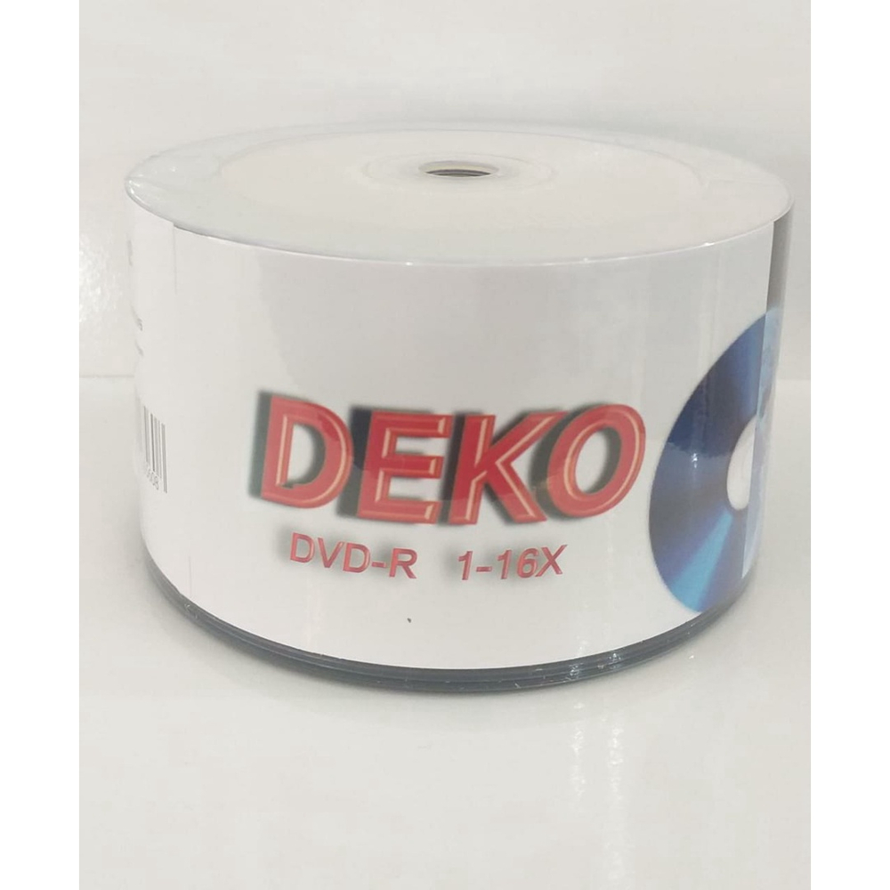 Mídia dvd-r 4.7GB 16x Deko com Logo 50 Unidades | Submarino