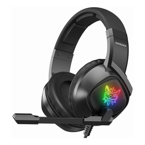Fone De Ouvido Over Ear Gamer Onikuma K19 Preto Com Luz Led Submarino