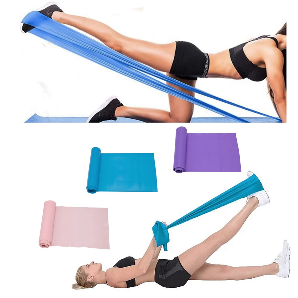 Faixa elástica para exercícios fita treino banda resistencia musculação ... Faixa elástica para exercícios fita treino banda resistencia musculação ...