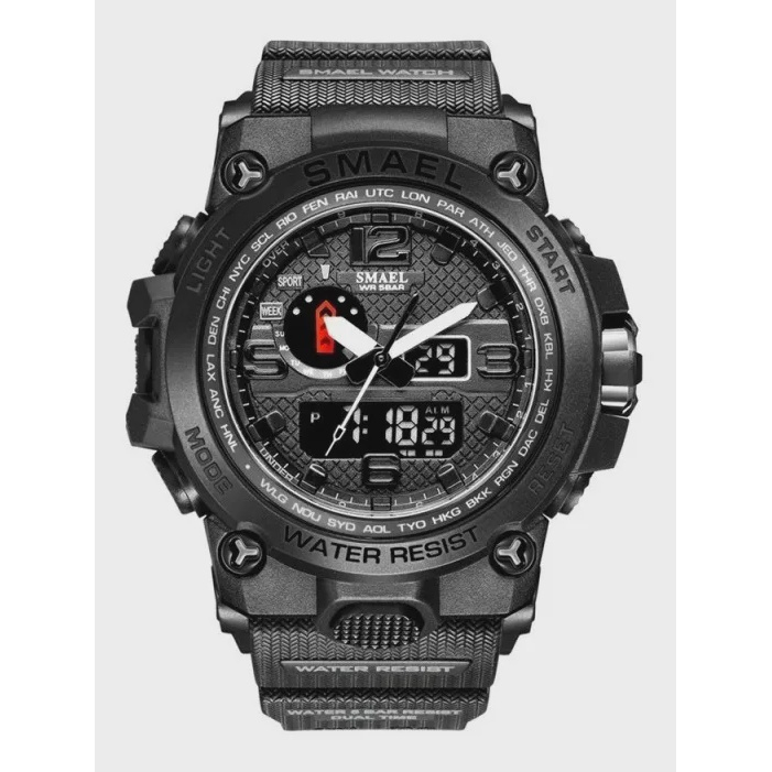 Relógio Smael 1545 Militar S-Shock Prova D'água Original em Promoção na ...