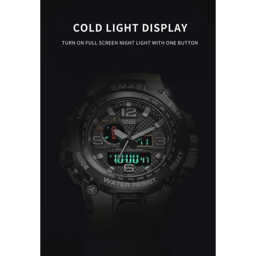 Relógio Smael 1545 Militar S-Shock Prova D'água Original em Promoção na ...
