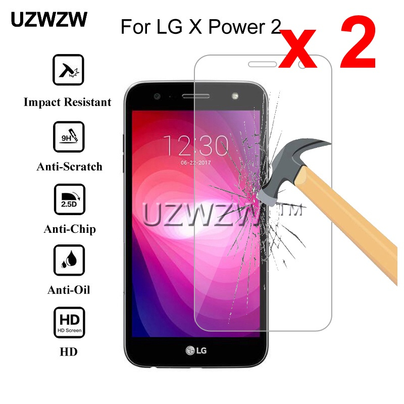2pcs For X Power 2 M320f M320n 2 5d 9h Hardness Tempered Glass