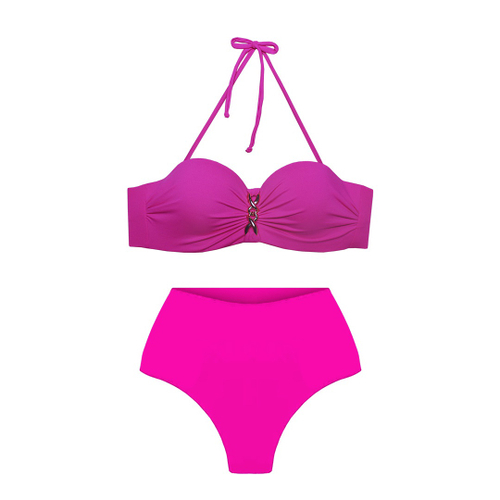 Conjunto Biquini Bojo E Tanga Basica Hot Pants Cintura Alta Submarino
