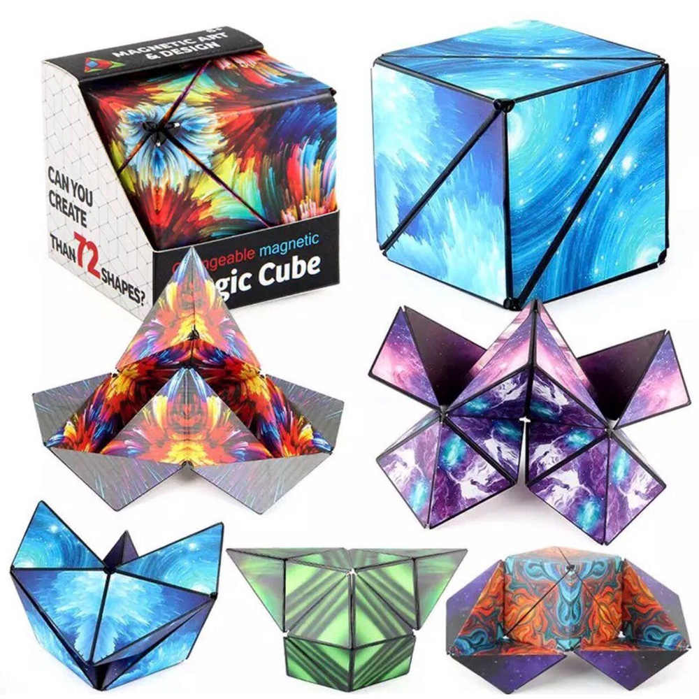 Cubo Mágico Magnético Mutável Rubik Geométrico 3d Em Promoção Ofertas