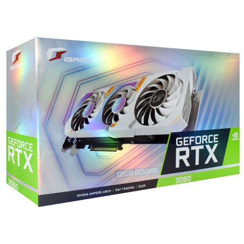 Placa de Vídeo Colorful iGame Ultra White oc 12GB GeForce RTX3060 GDDR6 ...