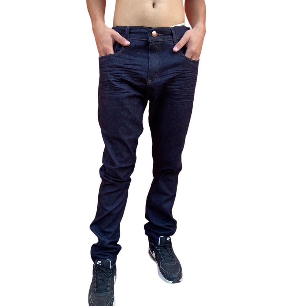 Calça Jeans Masculina Barata Slim Fit Lycra Direto Fabrica No Shoptime