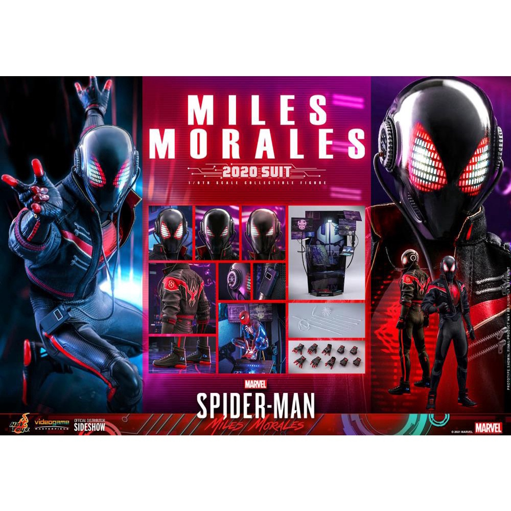 Hot Toys Spider-man: Miles Morales Vgm49 2020 Suit 1 6 Em Promoção Na 
