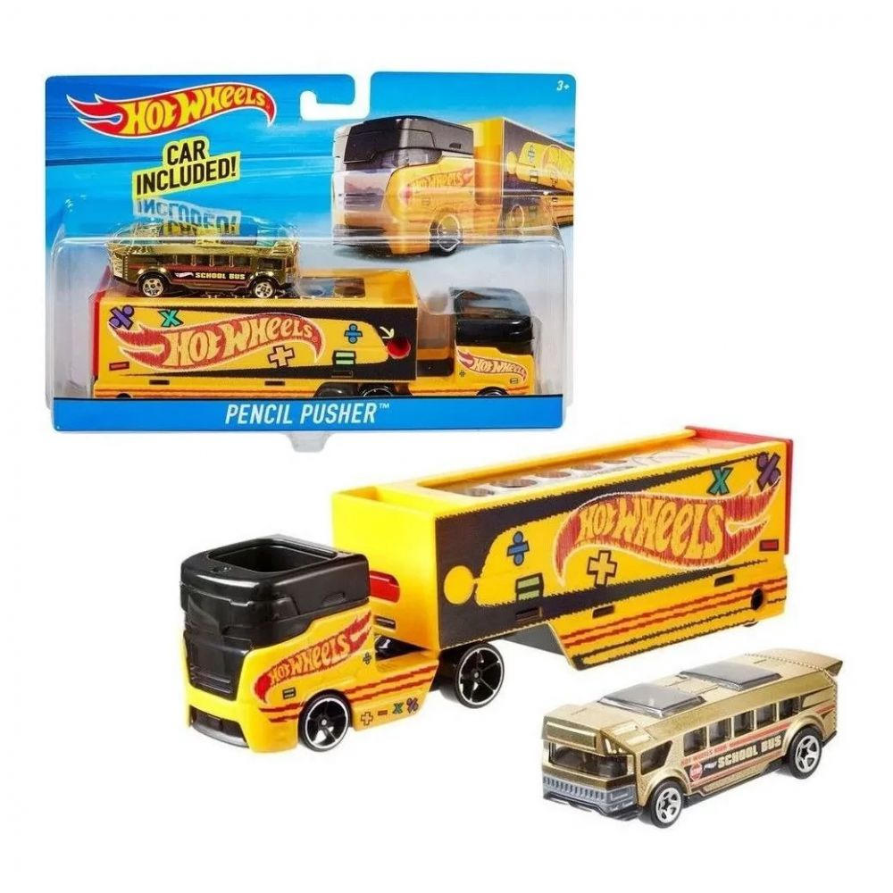 Miniatura Pencil Pusher Hot Wheels Super Rigs Mattel Dxb40 Submarino