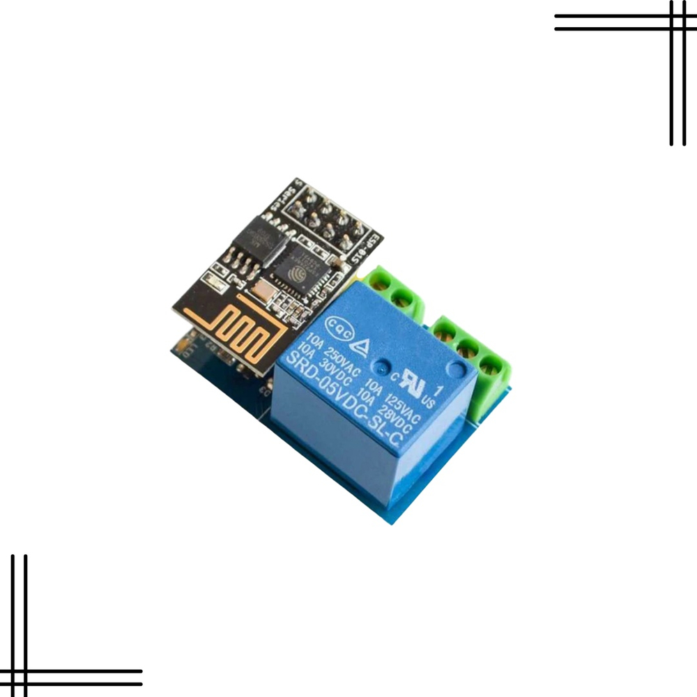 Módulo Relé Wi Fi Esp8266 V40 Com Esp 01 Arduíno Inteligen Submarino