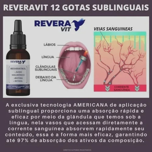 Kit03 Reveravit Americano Resveratrol Ácido Hialurônico Verisol 3u