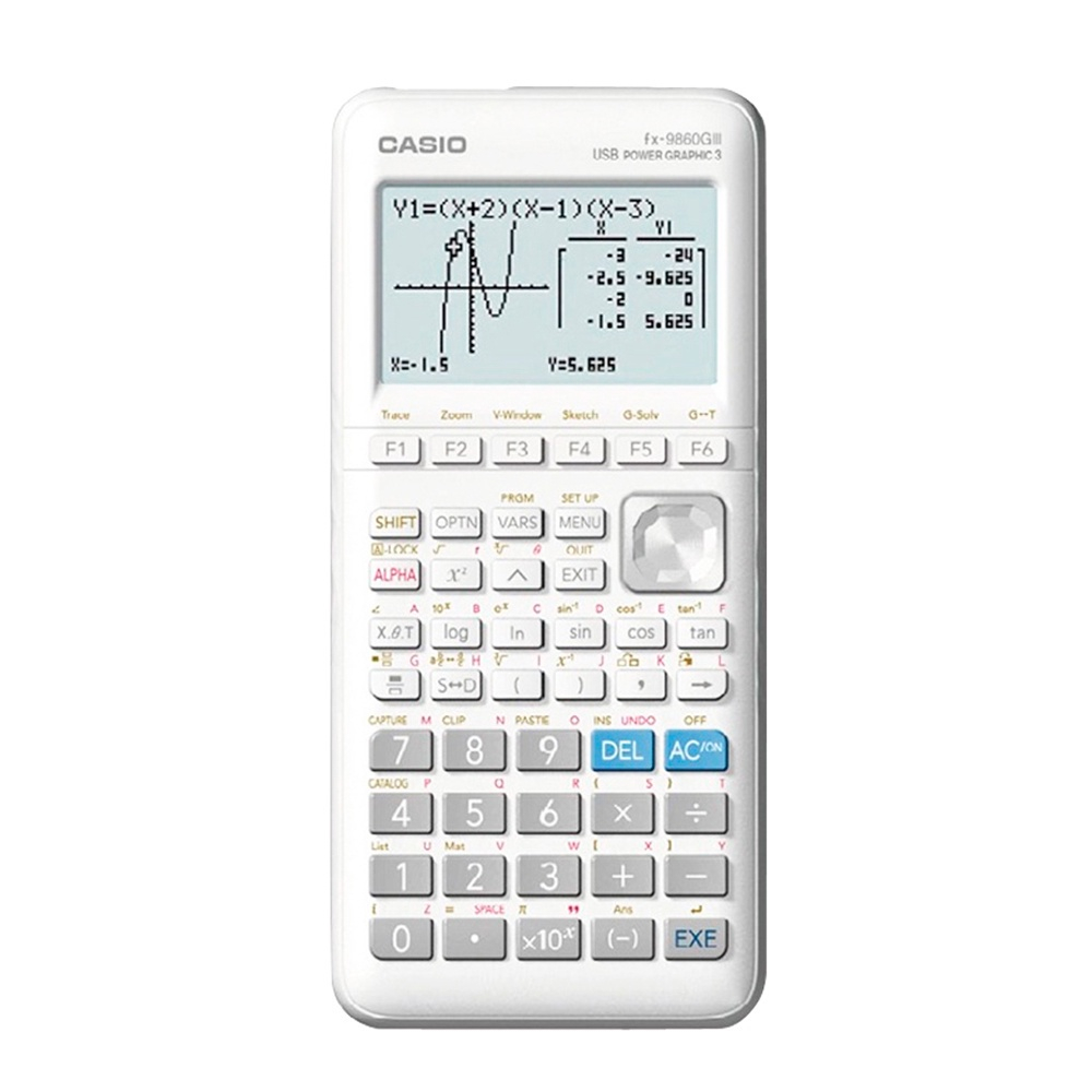 Calculadora gráfica Casio FX-9860GIII com Python, 2.900 funções e ...