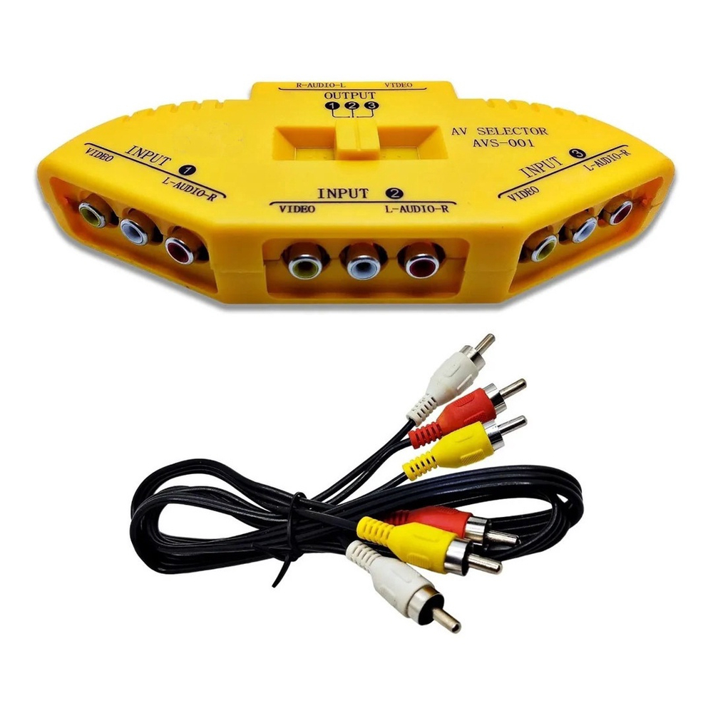Chave seletora para audio E video no Shoptime Chave seletora para audio E video no Shoptime