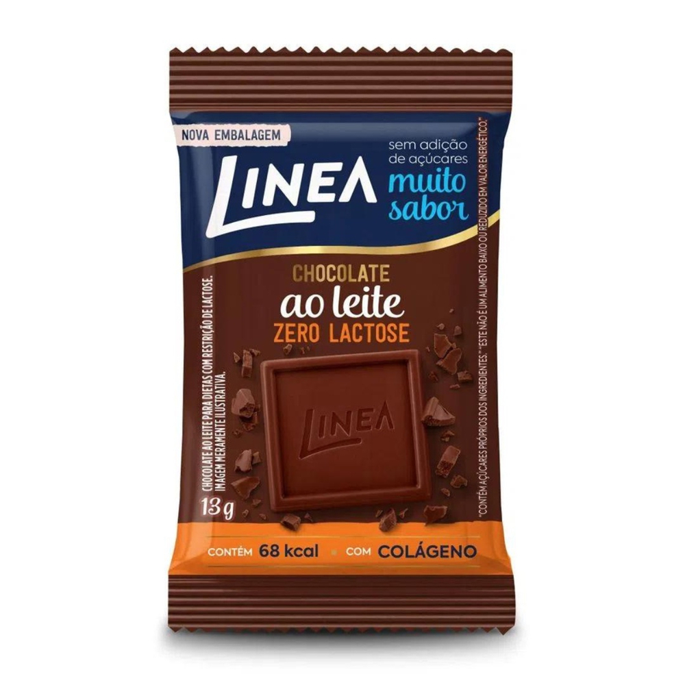 Chocolate Linea Zero Açúcar Ao Leite Zero Lactose 13g | Submarino Chocolate Linea Zero Açúcar Ao Leite Zero Lactose 13g | Submarino