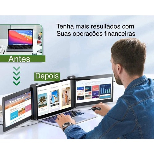 Extensor De Tela Dupla Para Notebook 13'3 Ou 14 Polegada em Promoção na ... Extensor De Tela Dupla Para Notebook 13'3 Ou 14 Polegada em Promoção na ...