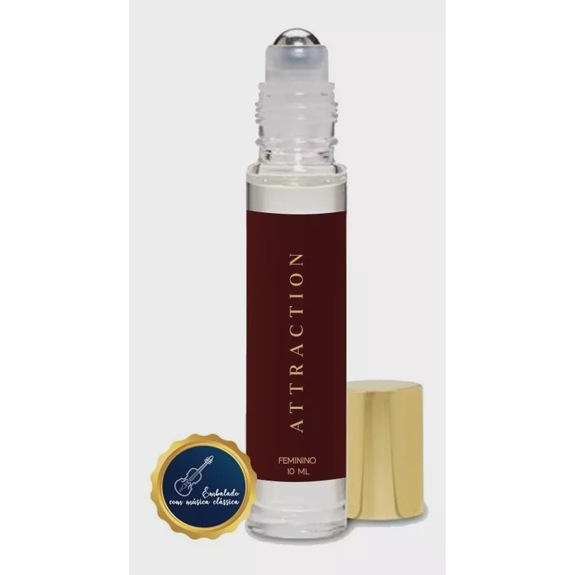 Perfume Feminino Feromônios Attraction 10ml - Roll On | Submarino Perfume Feminino Feromônios Attraction 10ml - Roll On | Submarino