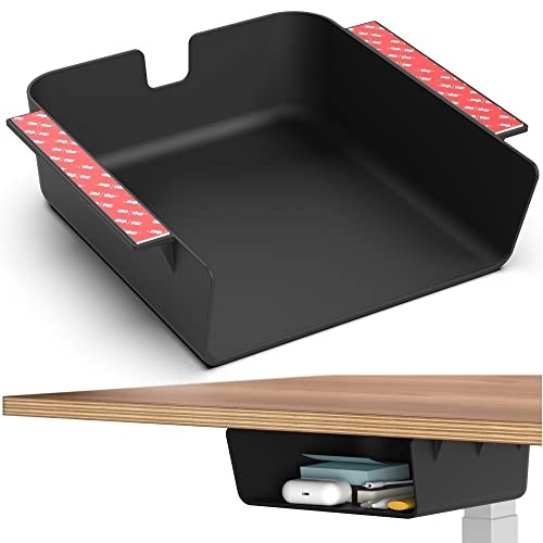 HumanCentric Under Desk Storage Shelf Organizador para Mesas de Escritorio Mesas Estacoes de Trabalho Estacoes de Batalha de Jogos Mesas de Estandes Substitui gavetas bandejas cestas de arame e outros...