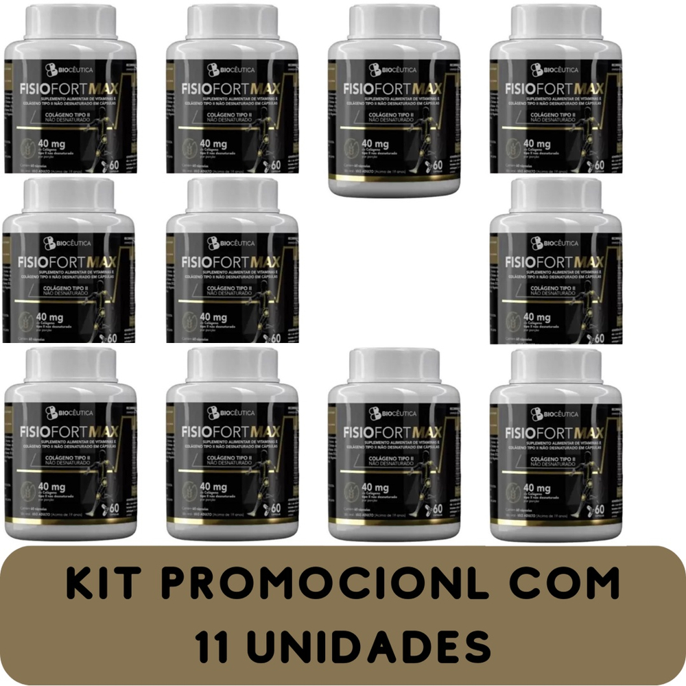 Suplemento Alimentar De Vitaminas E Minerais Biocêutica Fisiofort Max