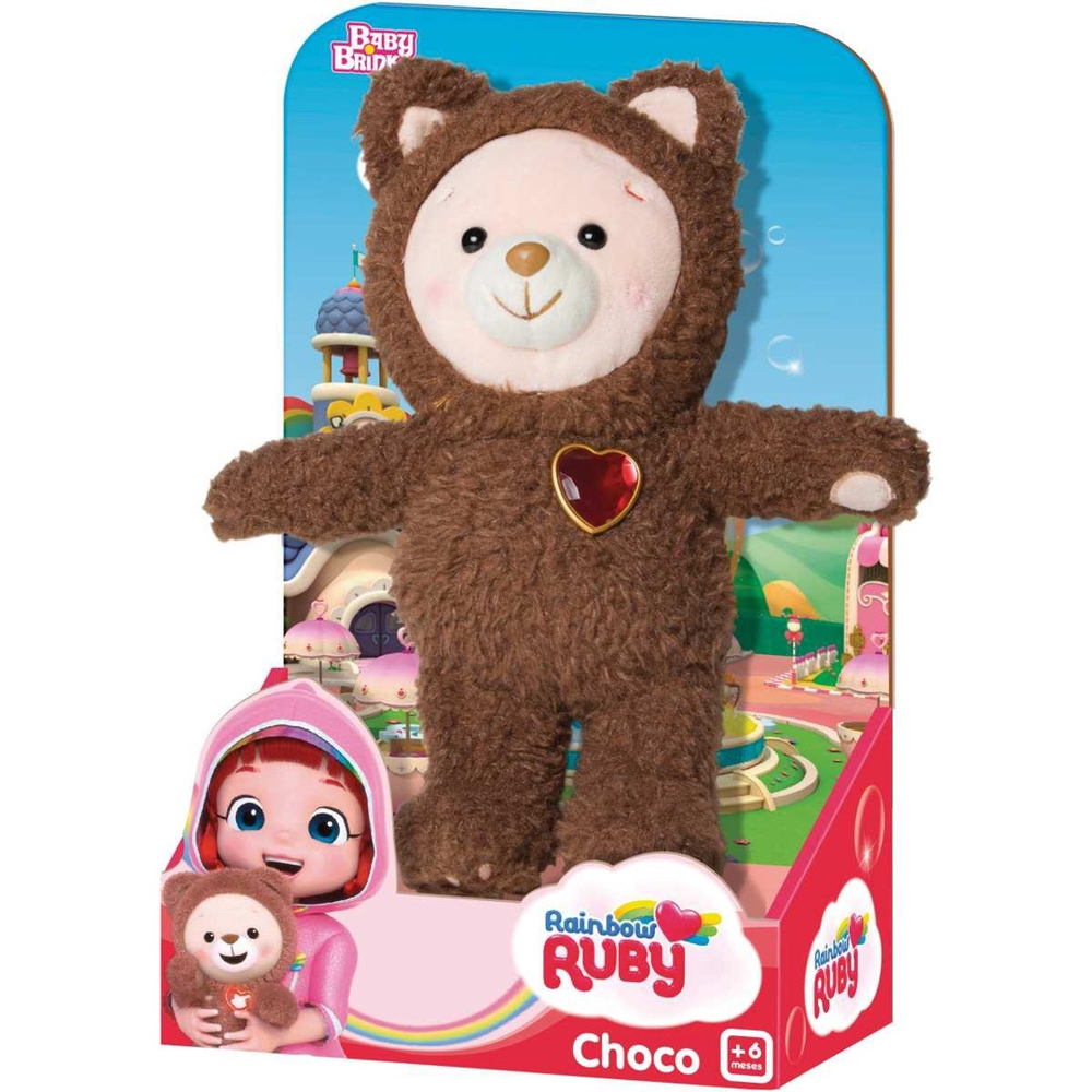 Boneco Choco Pelúcia Rainbow Ruby Choco 26cm Original Submarino