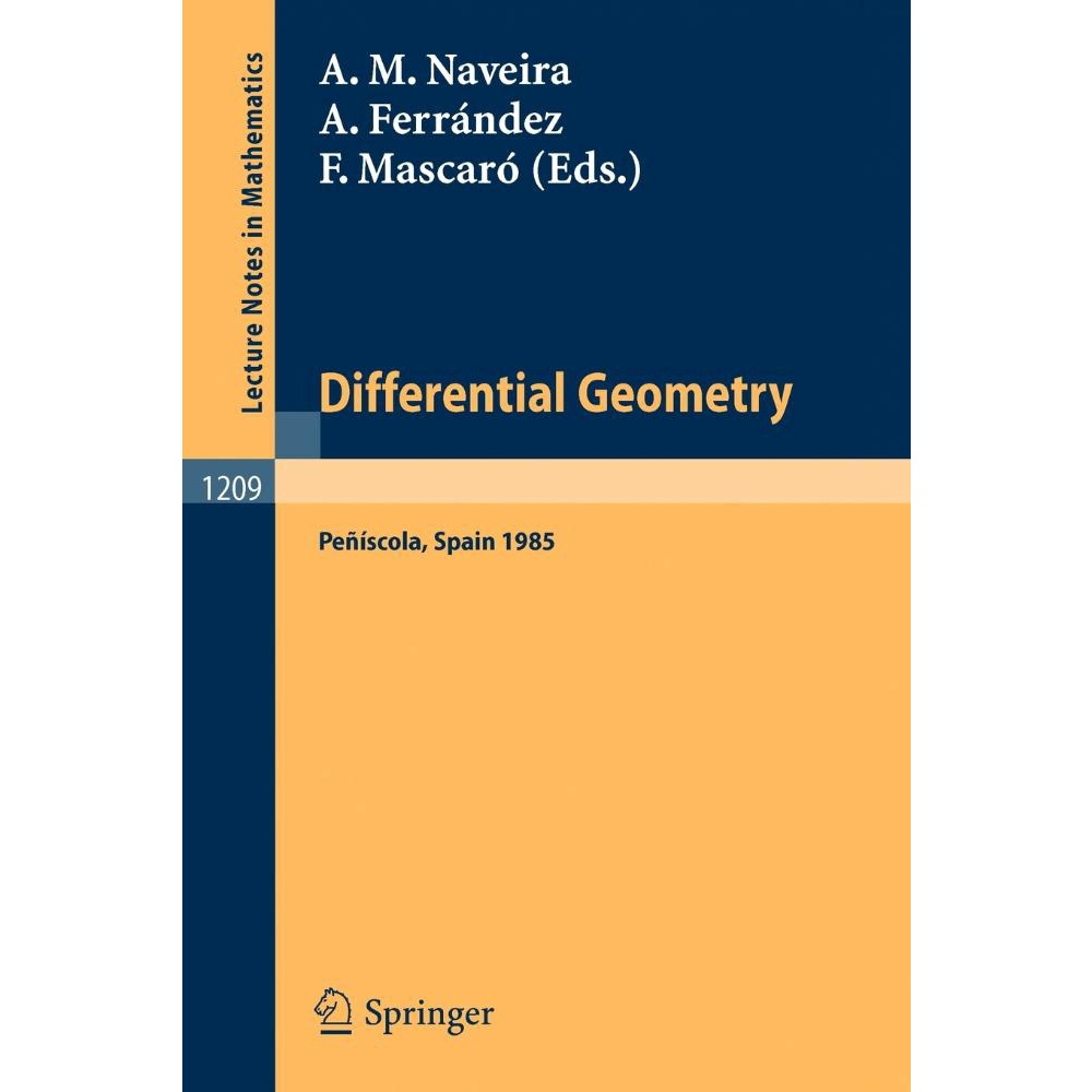 Differential Geometry, Peniscola 1985 no Shoptime Differential Geometry, Peniscola 1985 no Shoptime
