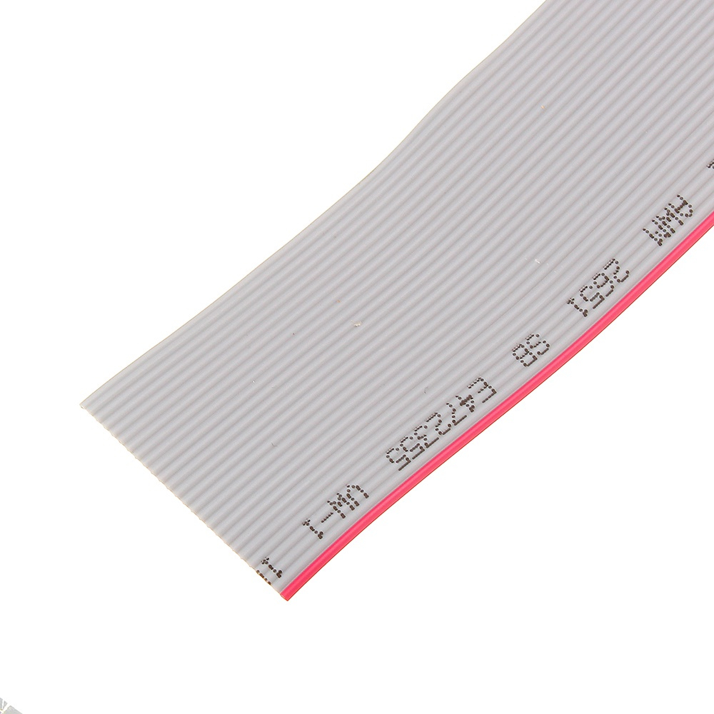 5 M 1.27mm Passo 26 Pinos 26P Cinza Cinza Cabo de Dados De Fita Plana Conector AWG28 300 V em ...